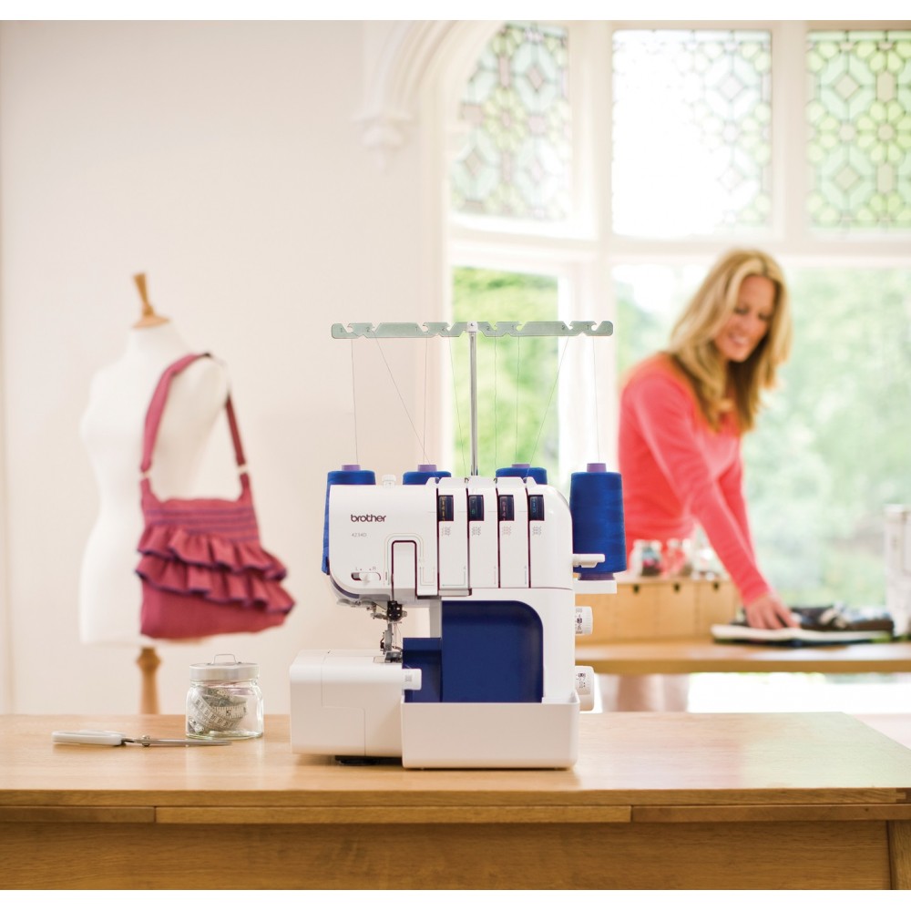 BROTHER 4234D machine surjeteuse système enfilage F.A.S.T.